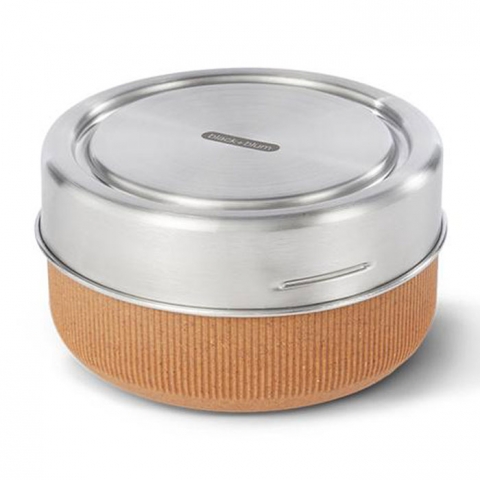 Brooddoos Glas 750 ml Glazen brooddoos met RVS deksel Black+Blum ...