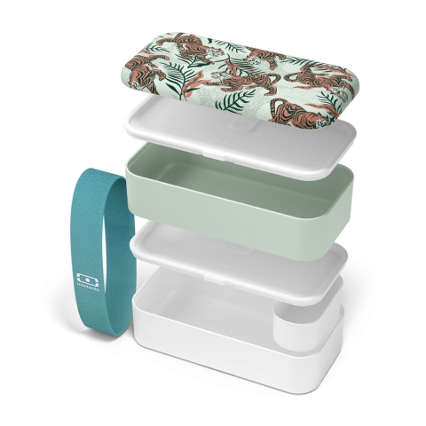 Brooddoos MB Original Graphic Brooddoos van BPA-vrij plastic met 2 ...