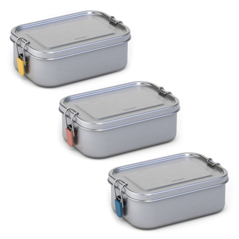 Brooddoos RVS Stevige brooddoos van roestvrij staal Ekobo - Kudzu webshop