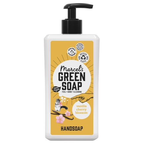 Handzeep - 0,5L Plantaardige handzeep met heerlijke geur Marcel's Green ...