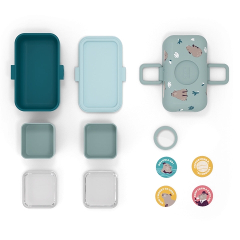 Brooddoos MB Tresor Graphic Brooddoos van BPA-vrij plastic met ...