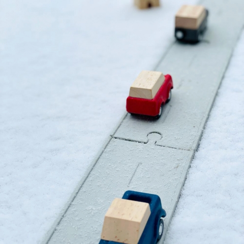 Road & Rail Expansion Tracks - Set C (3j+) Set van 6 straat- en ...